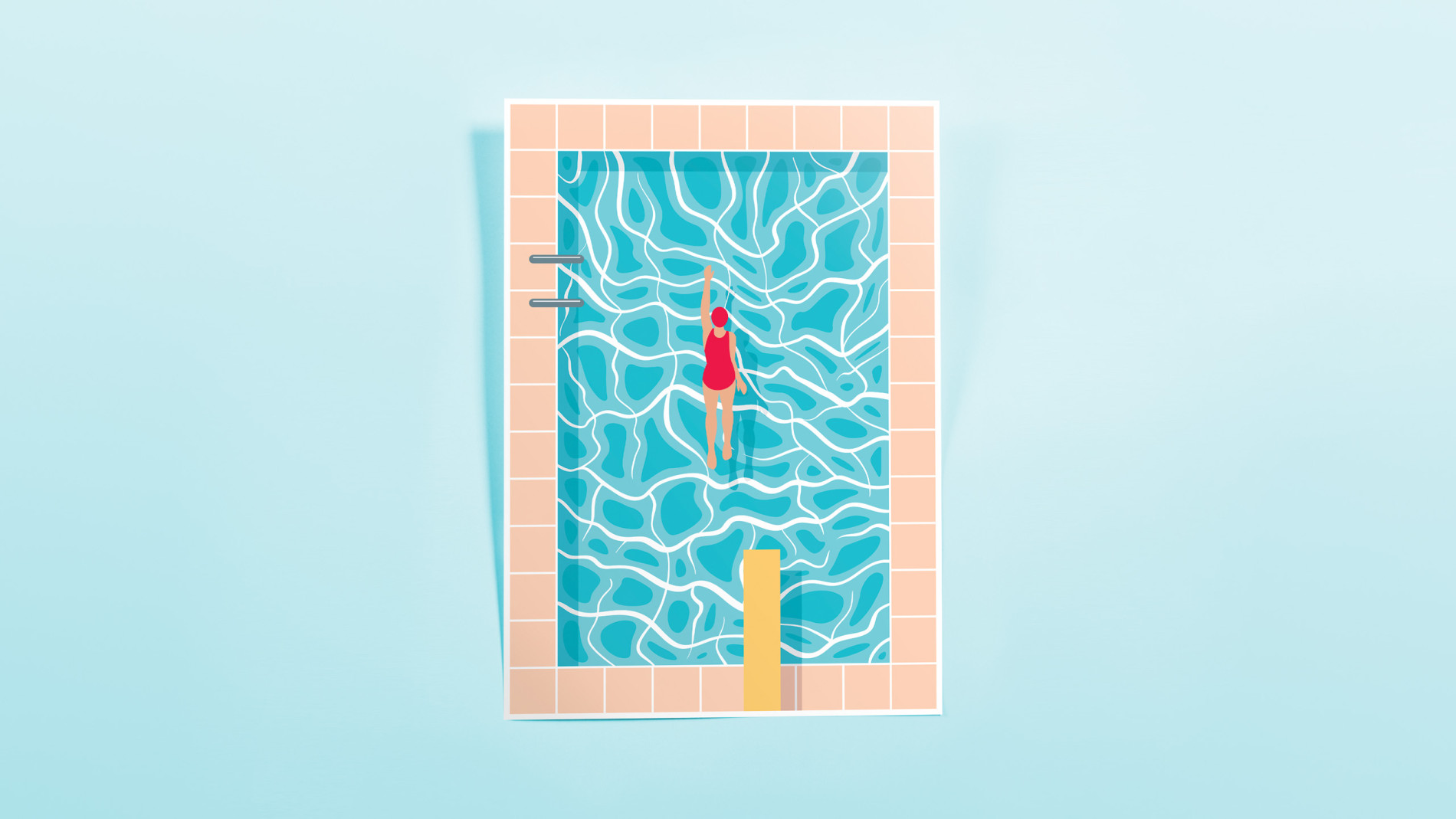 BLAEK Design Studio POOL Poster